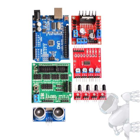 Kit Robot Smart Car Carro Robotico 4wd Arduino Robot Electronica