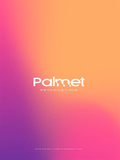 Palmet Brochure Download Free Pdf Cairo
