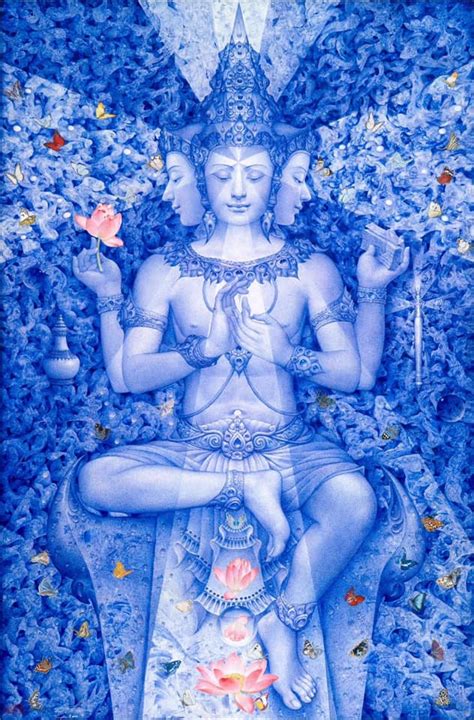 The Arts Club Bangkok “พระพรหมผู้สร้าง” ๒๕๖๓ ขนาด สูง ๑๔๕ กว้าง ๙๕ ซม เทคนิค สีน้ำมันบน