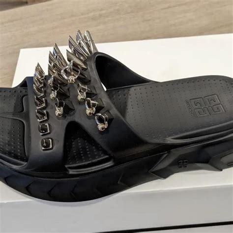 Givenchy Marshmallow Studded Slides Featuring A Depop