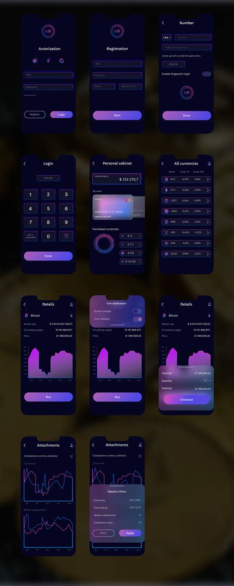 Crypto Wallet App UX UI Design On Behance