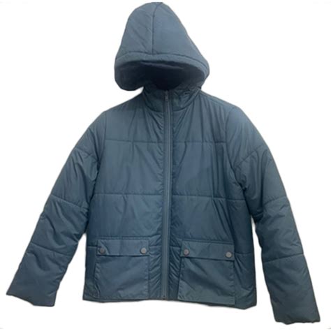 Polyester Jacket 150 Gsm Warm Cotton Wool Material Detachable Hood