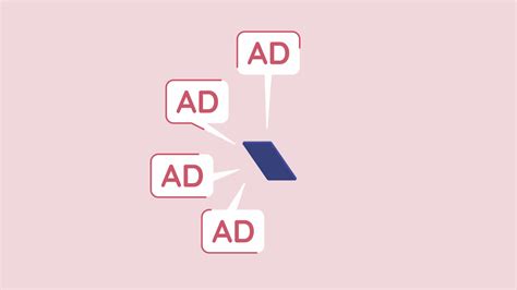 Animated Social Media Ads Element Noisy Online Advertising Appearing