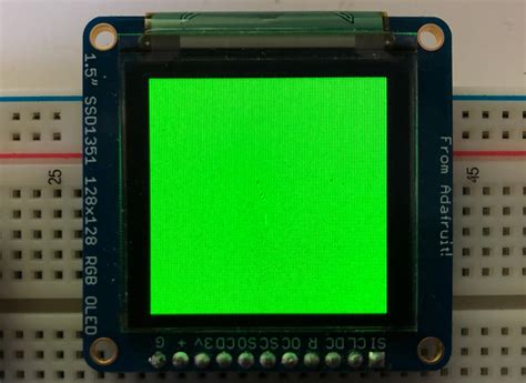 Circuitpython Displayio Quickstart Adafruit 127 And 15 Color Oled Breakout Board