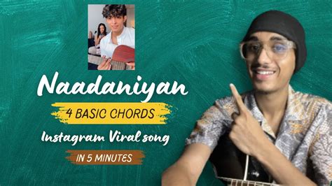 Nadaaniyan Song Guitar Tutorial Akshath Easy For Beginners 4