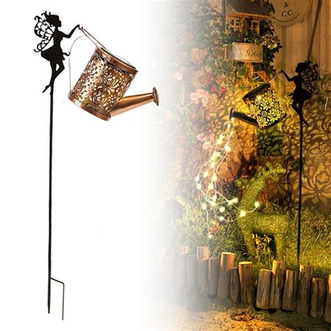 Садовые светильники на солнечных батареях Декоративные светильники в форме цветочной феи купить