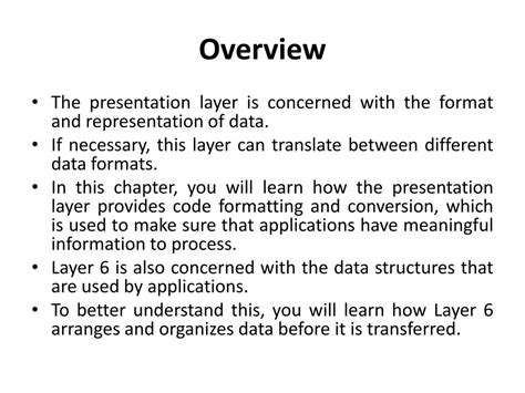 PPT Layer 6 Presentation Layer PowerPoint Presentation Free Download ID 2390711