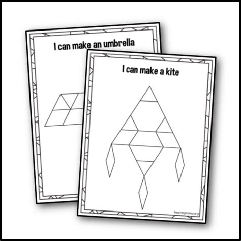 Pattern Blocks Printables Club