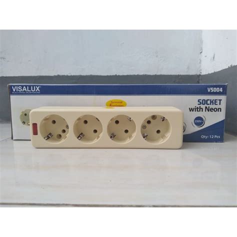 Visalux 4 Hole Plug Terminal Socket Shopee Malaysia