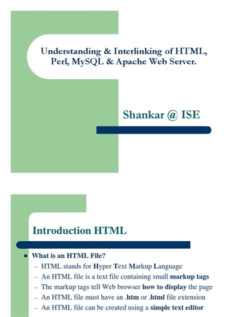 Html Perl 2008 09 Pdf Html Element Html
