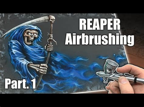 Grim Reaper Airbrush Stencils Grim Reaper Airbrush Stencils