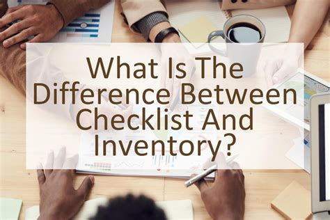What Is The Difference Between Checklist And Inventory Similar Different