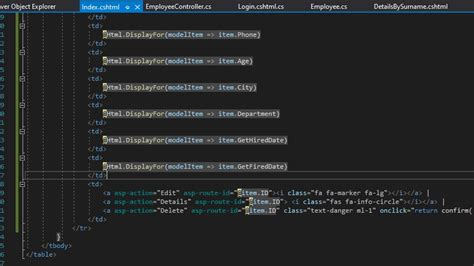 c entity framework code first with mvc adding filtering
