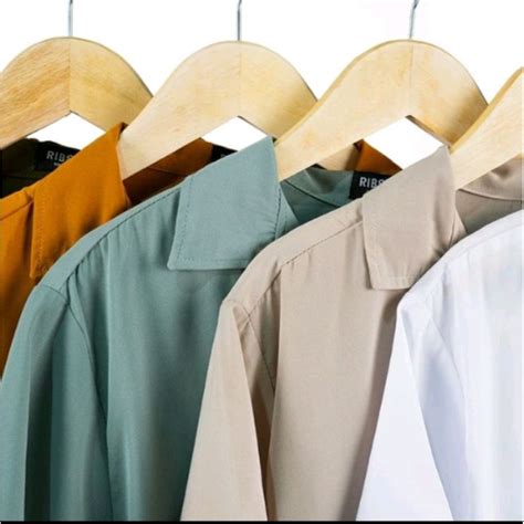 Jual Kemeja Polos Casual Pria Lengan Pendek Termurah Kemeja Pantai