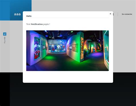Notification Popin