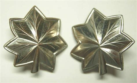 Ww2 Usmc Lt Colonel Smooth Leaf Rank Pair Meyer Should R Form Pb 4641231124