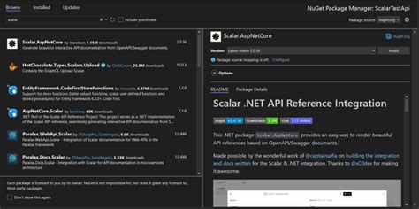 Using Scalar With Net9 Webapi Projects Darthpedros Blog
