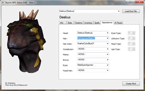 skyrim npc editor the elder scrolls v skyrim mods curseforge