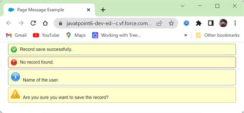 Apexpagemessage Component Tpoint Tech