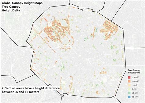 urban tree cover and canopy height deep learning models assessment