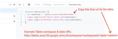 Apps Script Tables Help Center