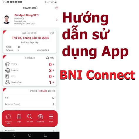 Hướng Dẫn Sử Dụng App BNI Connect Website BNI Space Chapter