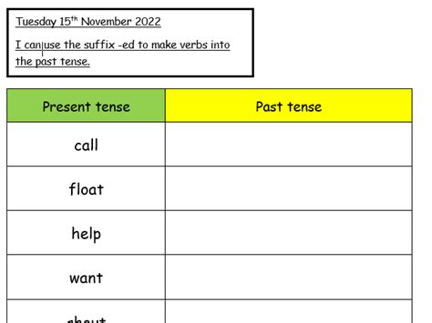 Adding Suffix Ed Teaching Resources