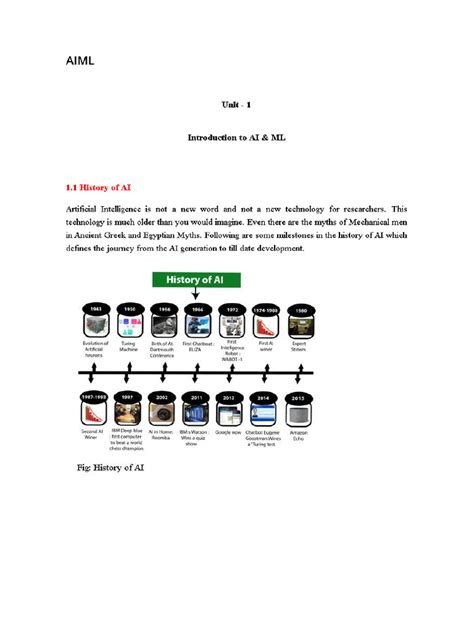 Mech Aiml Notes Pdf
