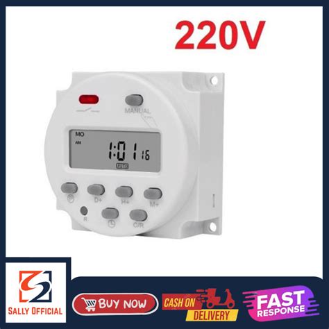 Jual Digital Timer Switch Time Delay Relay 220 VA CN101A Shopee Indonesia