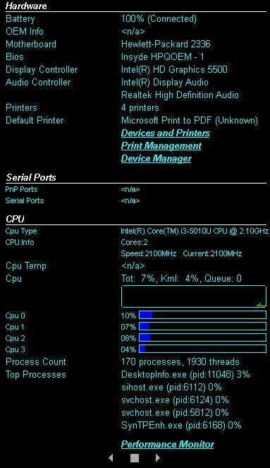 Guidereview Desktop Info Is A Customizable System Monitoring Widget