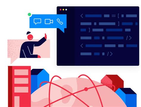 A Man Sitting At A Table With A Computer Screen In Front Of Him And An