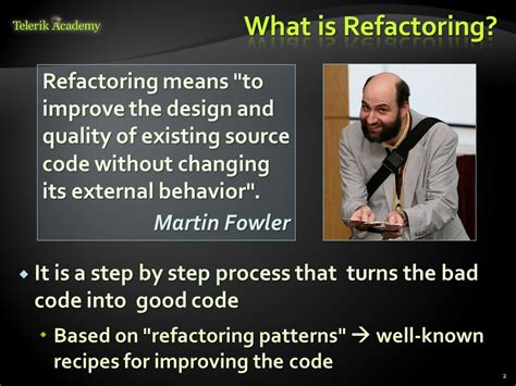 When And How To Refactor Refactoring Patterns Alexander Vakrilov