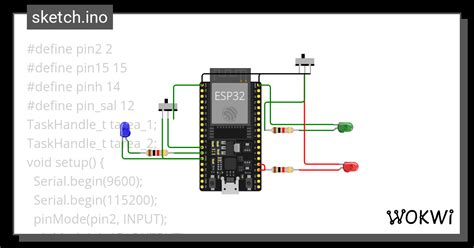 Ejercicio Semana 5 Wokwi Esp32 Stm32 Arduino Simulator