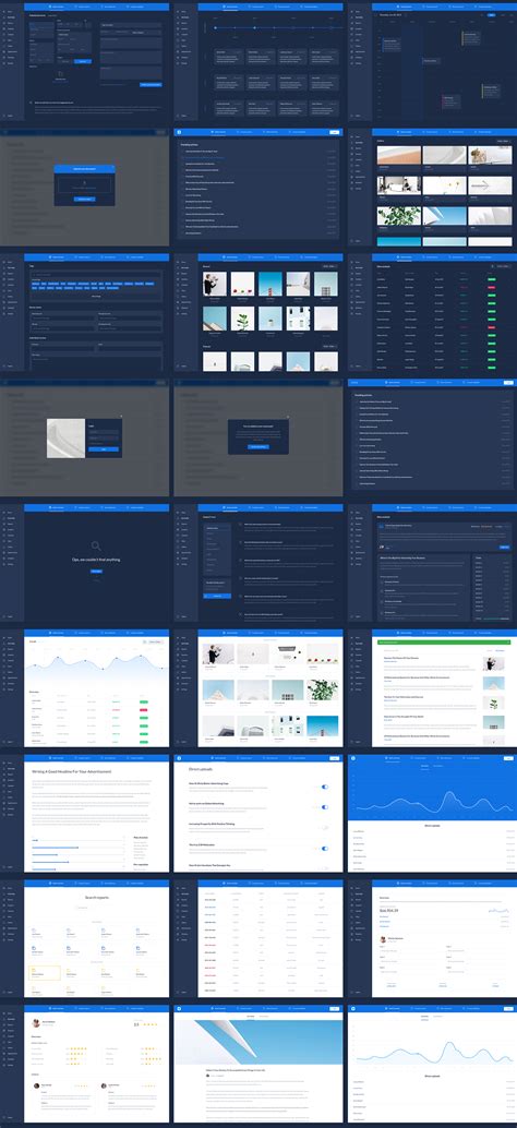Admin Dashboard UI Kit On Behance