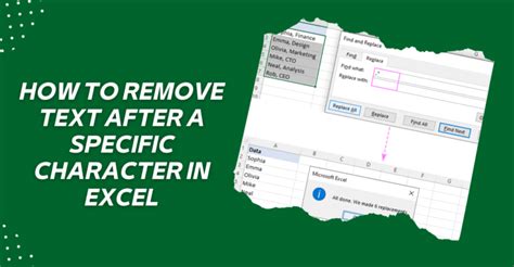 How To Remove Text After A Specific Character In Excel With Ease Earn Excel