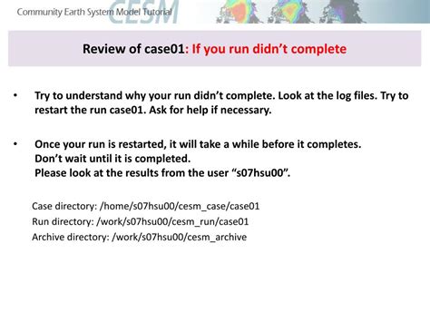 PPT CESM Tutorial Basic Script Modifications PowerPoint Presentation