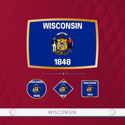 Wisconsin Flag Vector Art Icons And Graphics For Free Download