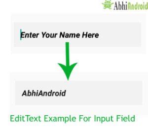 EditText Tutorial With Example In Android Studio Input Field Abhi Android