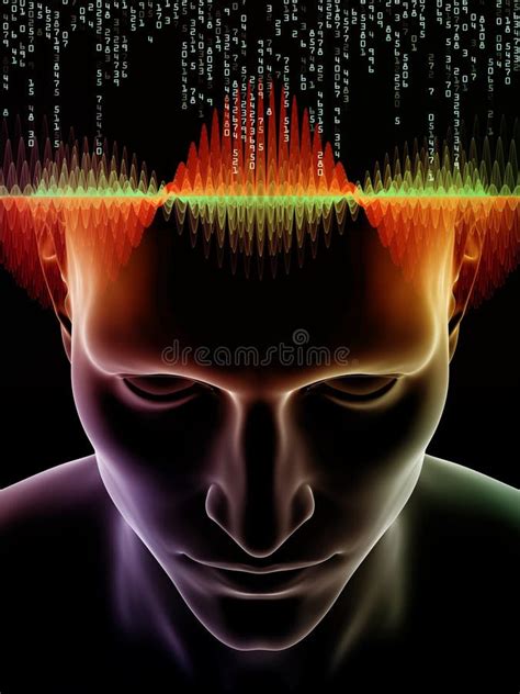 Computing Human Mind Stock Illustration Illustration Of Illuminate