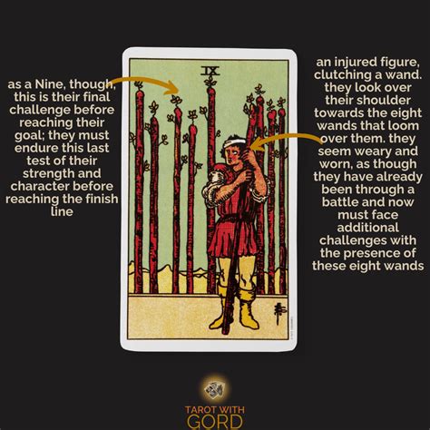 Nine Of Wands Tarot Card Meaning