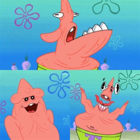 Patrick Star Meme Face
