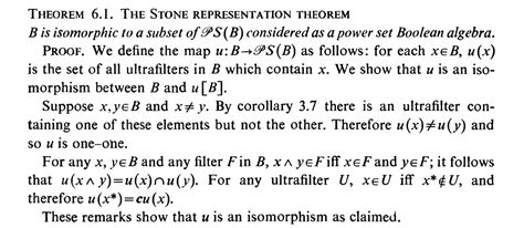 solved theorem 6 1 ﻿the stone rpresentation theorem please