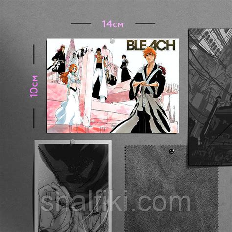 Бліч Bleach плакат постер розміром А6 14х10см ціна 25 ₴ купити на Prom Ua