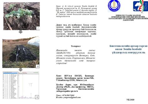 ШУА ийн Ботаникийн цэцэрлэгт хүрээлэн Ulaanbaatar