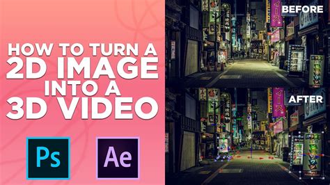 How To Turn A D Image Into D Video After Effects Photoshop YouTube