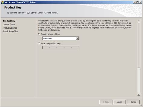 bi future blog installing sql server denali ctp3 walkthrough