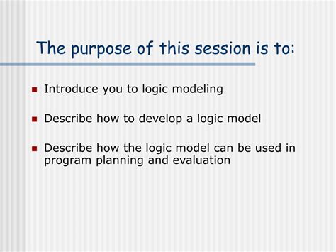 Ppt Using Logic Models For Program Planning And Evaluation Powerpoint Presentation Id 693730
