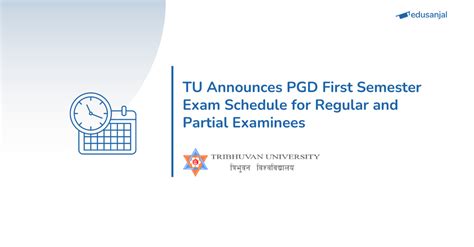 Pgd First Semester Exam Schedule Tribhuvan University Edusanjal
