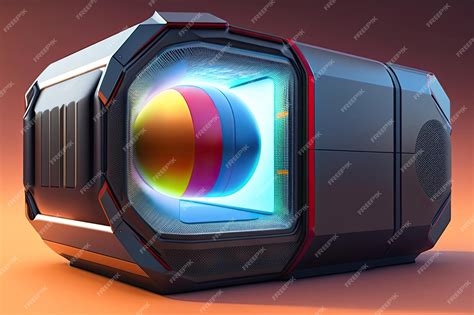 Premium Ai Image A Digital Art Of Futuristic Colorful Supercomputer Mainframe