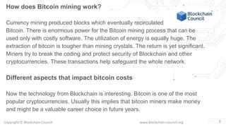 Bitcoin Mining Work PPT